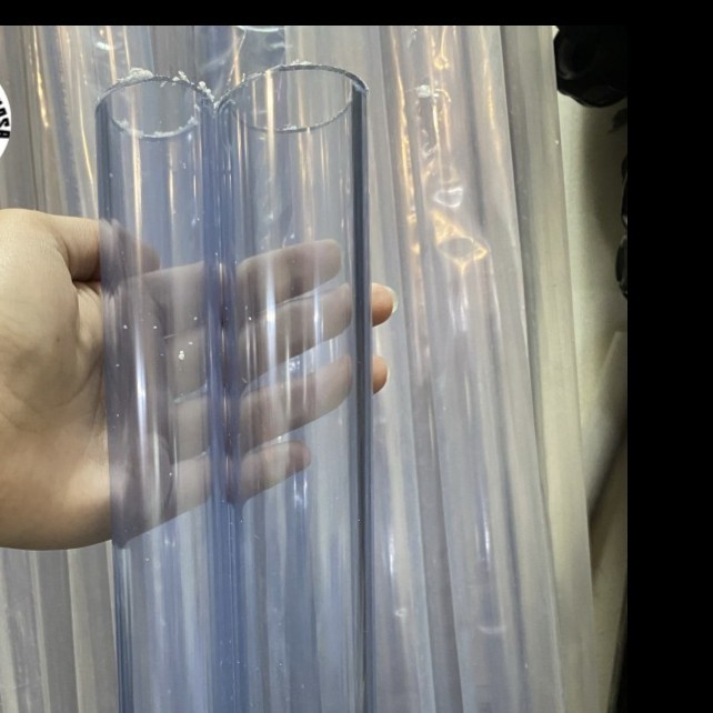 Clear PVC Pipe 1.1/2 inch 50 cm PVC SCH40 Clear Pipe Schedule 40 ...