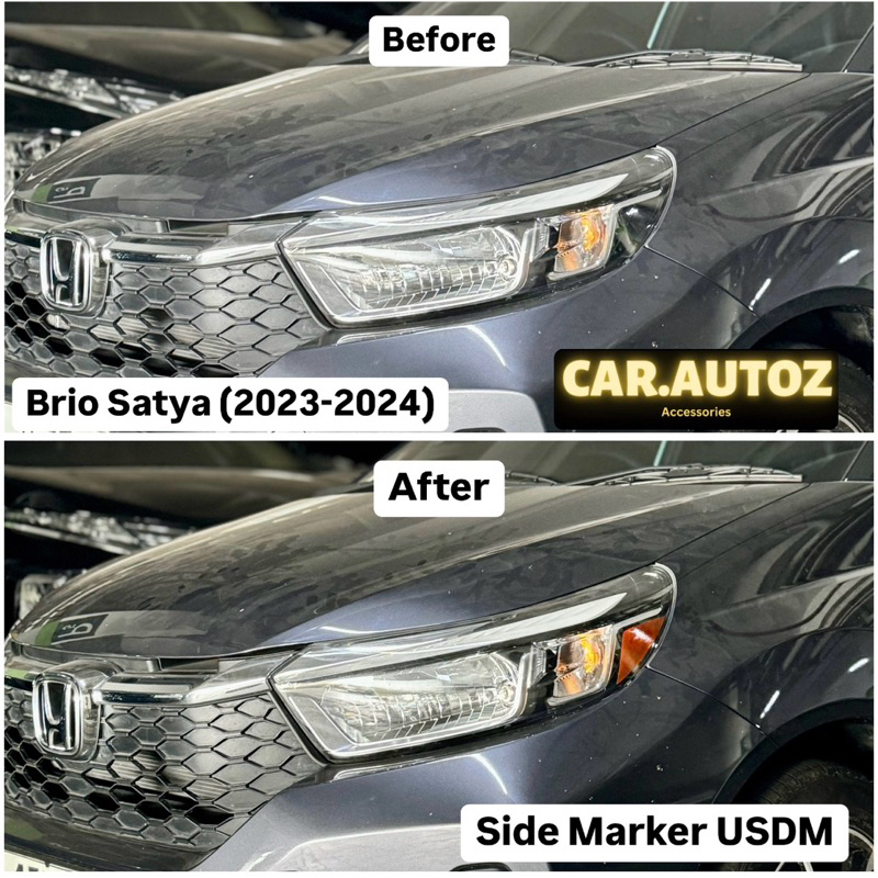 Honda Brio Satya 2023-2024 Orange Side Marker Sticker | Shopee Malaysia