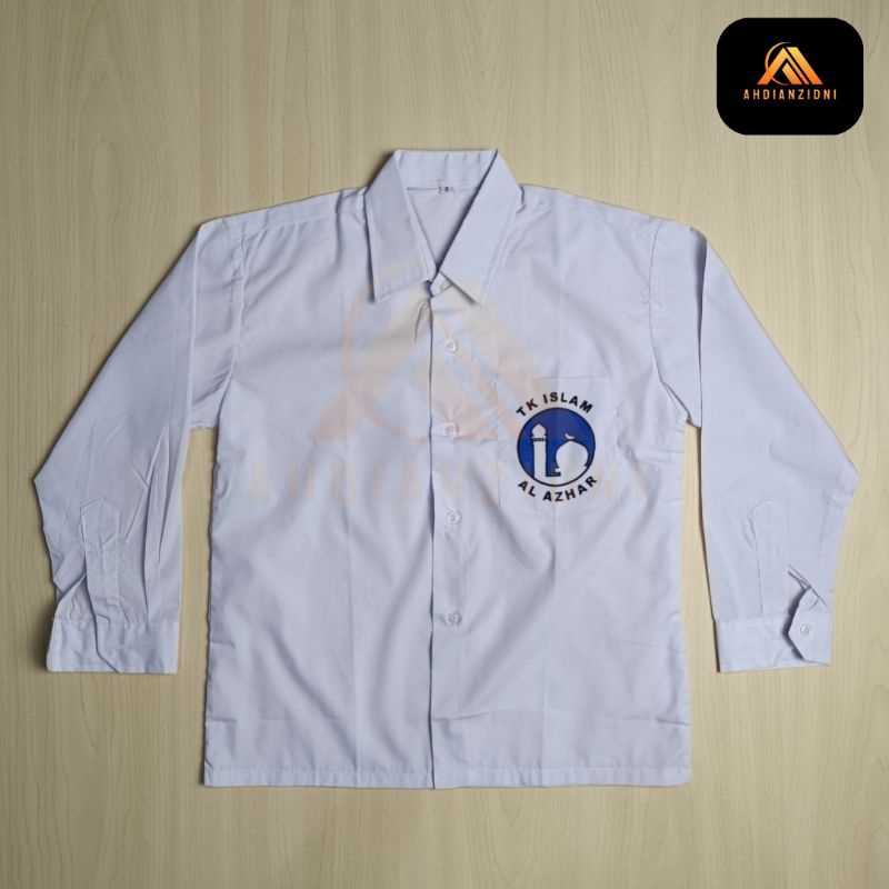PUTIH White Shirt TK AL AZHAR Long Sleeve HEM TK AL AZHAR Uniform AL ...