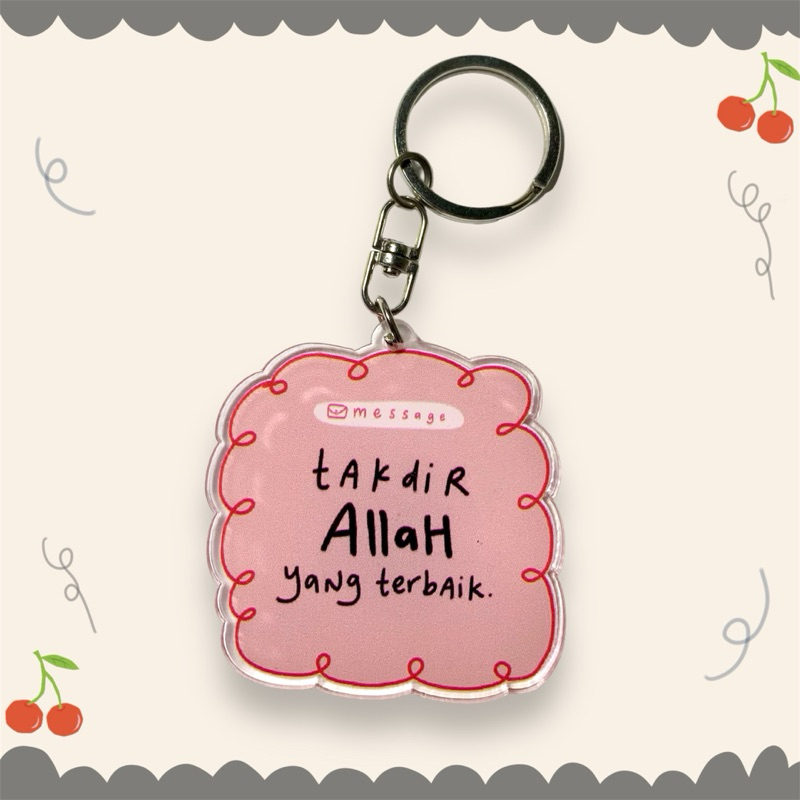 GANTUNGAN Vol. 48 Acrylic Keychains, Islamic Motivational Ganci, Muslim ...