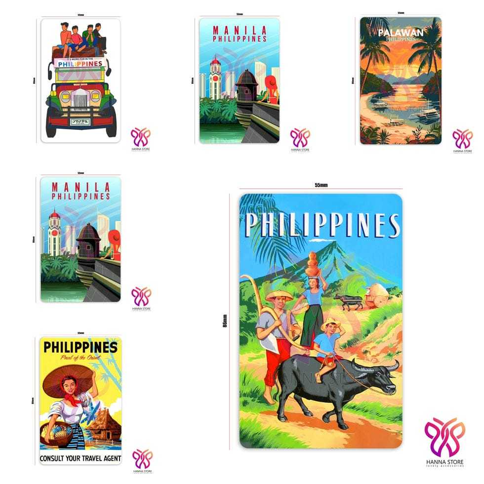Philippines Manila Philippines Souvenir Fridge Magnet | Shopee Malaysia