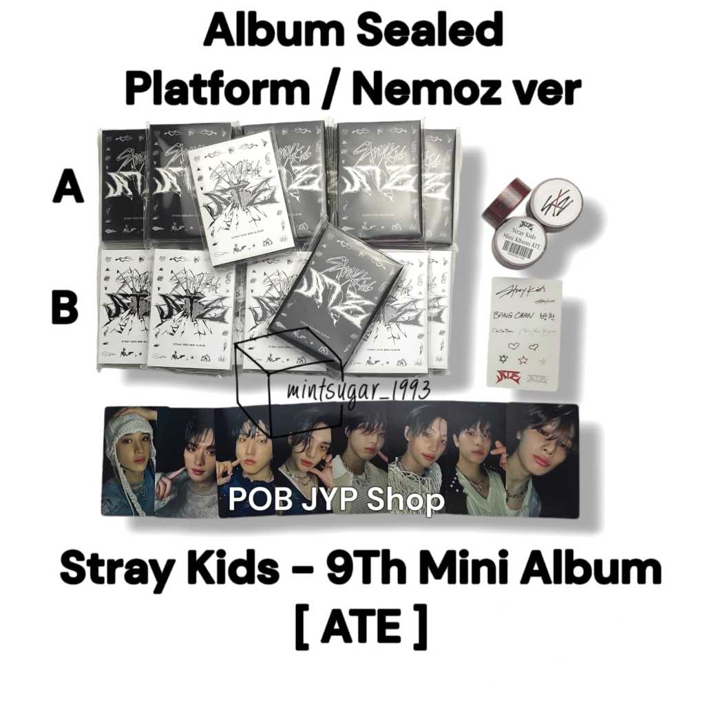 JYP Stray KIDS - 9Th Mini Album [ ATE ] ( Platform / Nemo ver ) NEMOZ Bangchan Bang Chan Lee ...