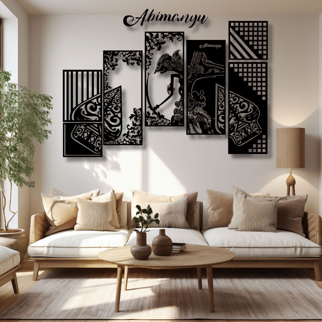 ABIMANYU NEW DESIGN WAYANG BEAUTIFUL WALL DECOR JAVA THEMED WALL ...