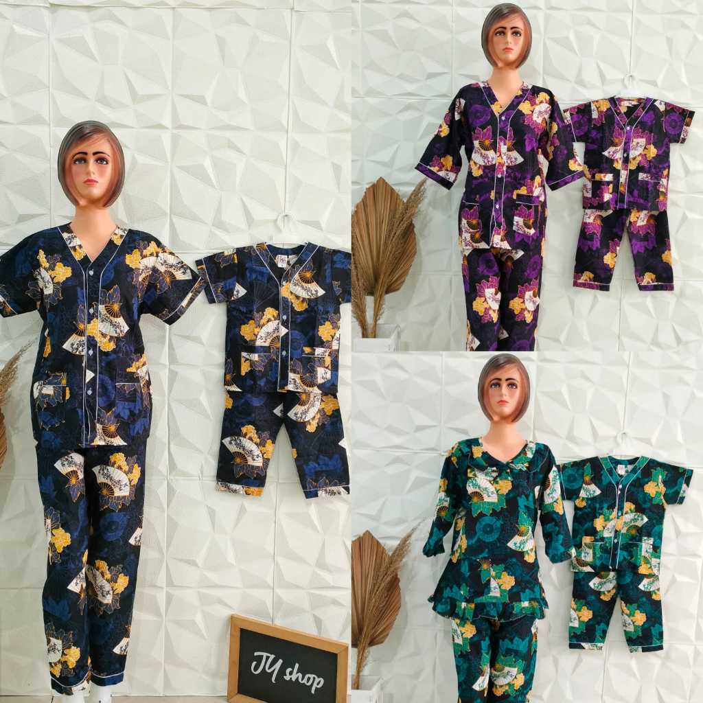 Original Pajama BATIK Nightgown BATIK Chart COUPLE MOTIF Code K025 CP ...