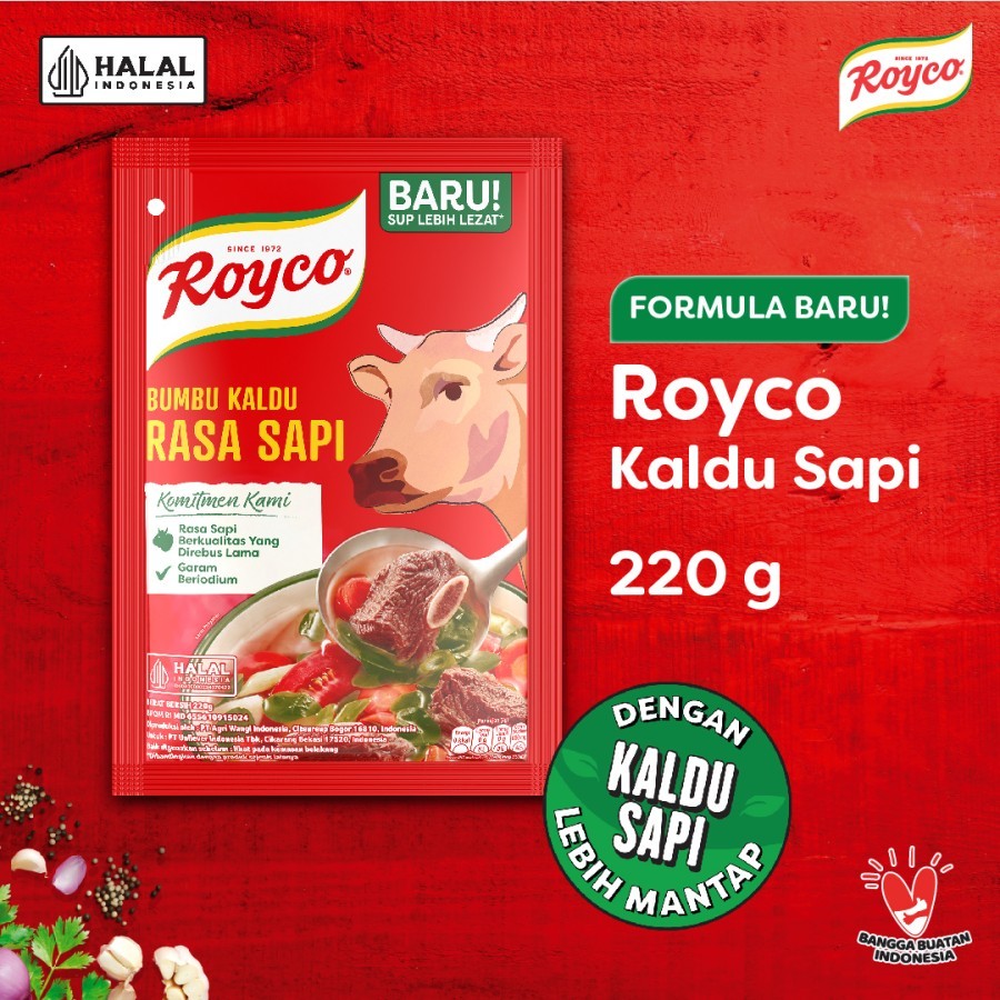 Royco beef flavored broth seasoning 220g | Shopee Malaysia