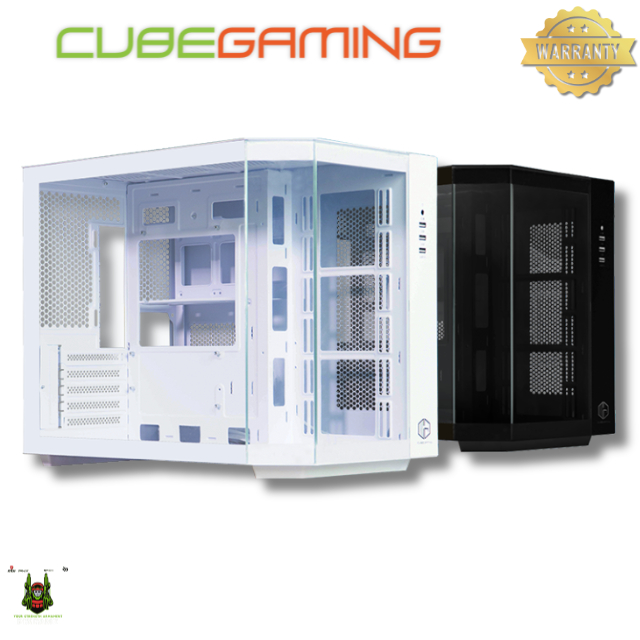 REGUZ Gaming CUBE - mATX Gaming Case - Aesthetic Dual Chamber Design ...