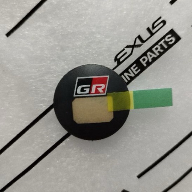 Sticker GR Emblem GR Start Stop Engine Button Fortuner Yaris original ...