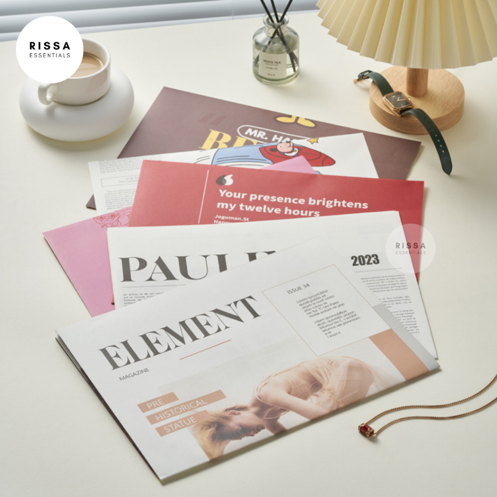 [Rissa] Newsletter Colorful Newspaper Photo Property Large Prop Photo ...