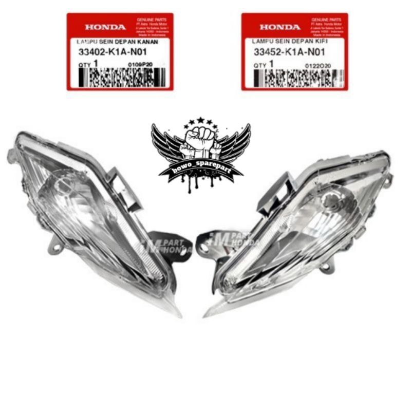 Front Right Left Curly Signal Light Beat Led Deluxe Beat Street Led K1A ...