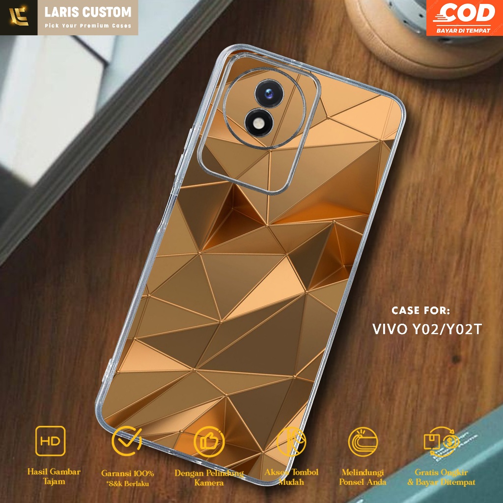 Case Vivo Y02/Y02T Casing Vivo Y02/Y02T Motif Mozaic NEW - Softcase ...