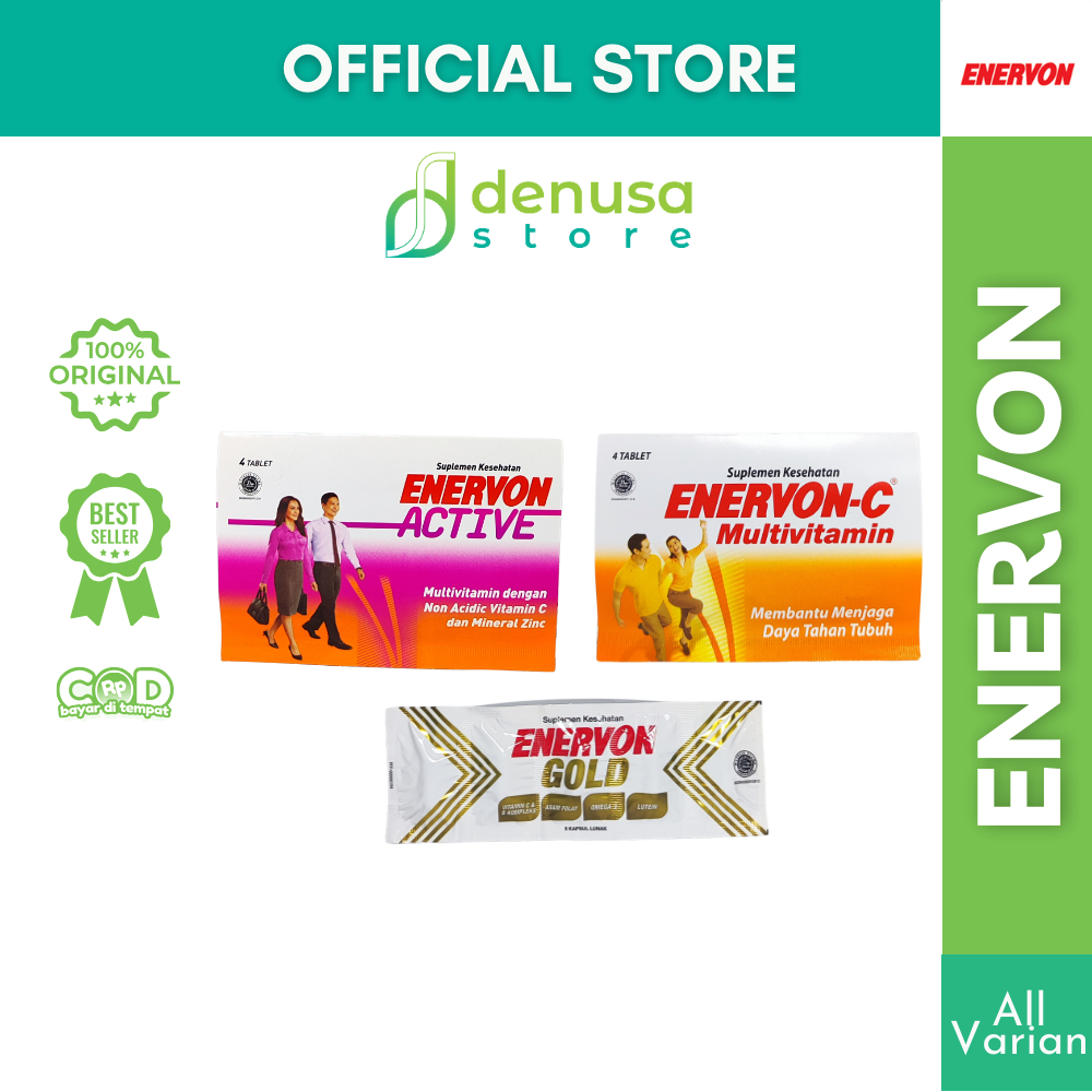 Enervon-C Gold Effervescent Multivitamin B Complex | Elderly Vitamin C ...