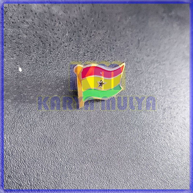 Ghana Flag Pin Ghana Flag Pin Ghana Country Flag Pin - Karya Mulya ...