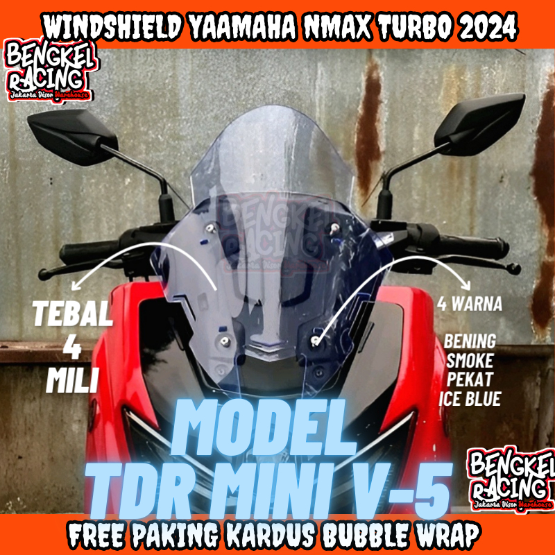 Visor Nmax Turbo Neo 2024 TDR Mini V5 Winshiled Nmax Turbo Neo TDR Mini ...