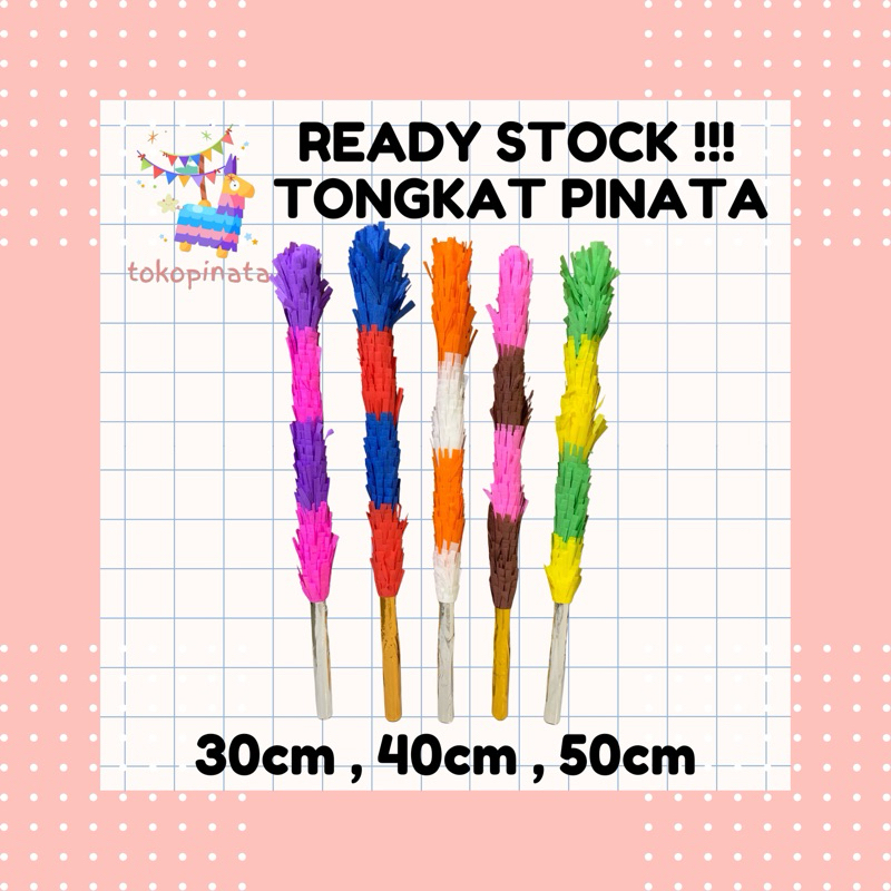 KAYU Pinata Stick / Pinata Beat Stick / Pinata Wooden Stick / Pinata ...