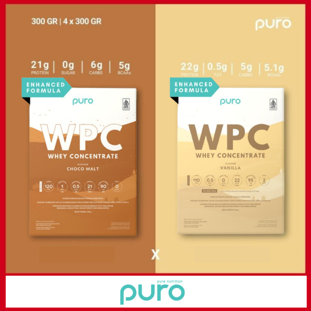 Whey Protein Concentrate Gym Fitness Milk PURO WPRO WPC Pure Nutrition - 1.2 Kg | Shopee Malaysia