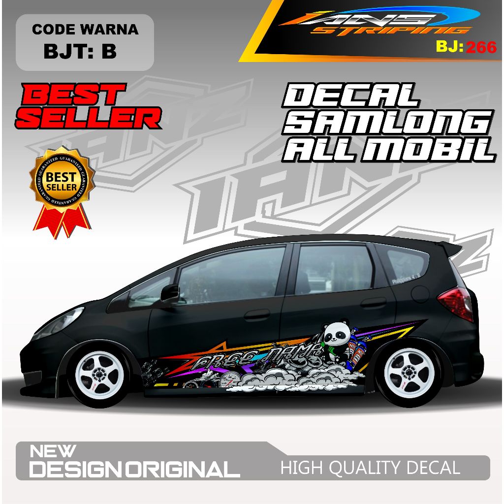 Bjt 266 - AGYA ALL NEW TERIOS XEIA AVANZA PAJERO Car Sticker/THAILOOK ...