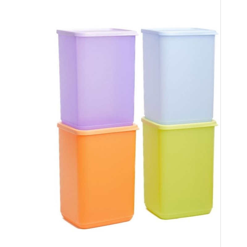 Tupperware Ori Tall square round 1pcs (8 color choices) also sell 1 set ...