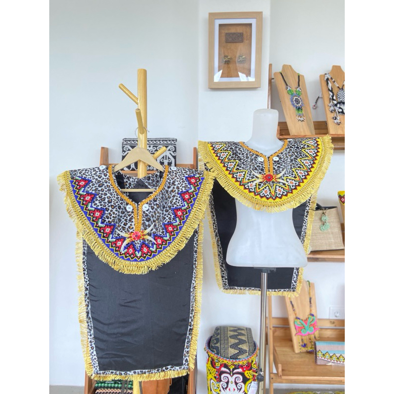 MANIKA KALTIM - DAYAK VEST FOR MEN / DAYAK SUNUNG FOR MEN / DAYAK WAR ...