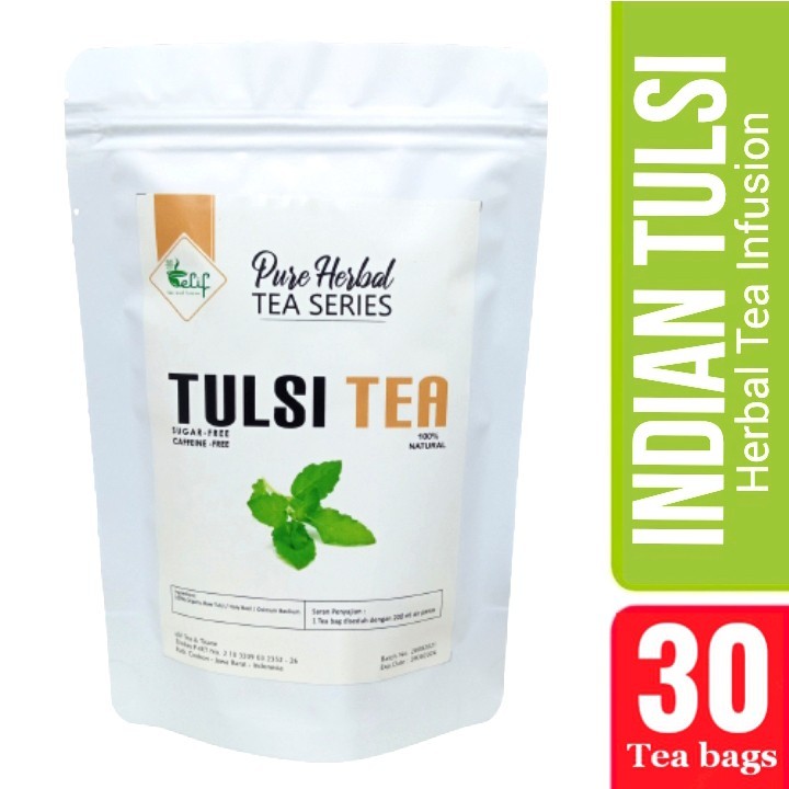 Tulsi TEA: OCIMUM BASILIUM/HOLY BASIL Contains 30 TEA Bags | Shopee ...