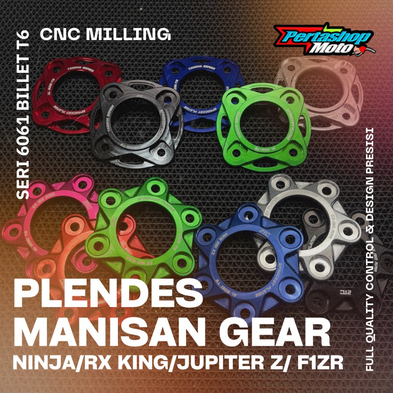 Sweet GEAR NINJA R SS RR RX KING FIZ1R PLENDES GEAR SPROCKET FLANGE ...