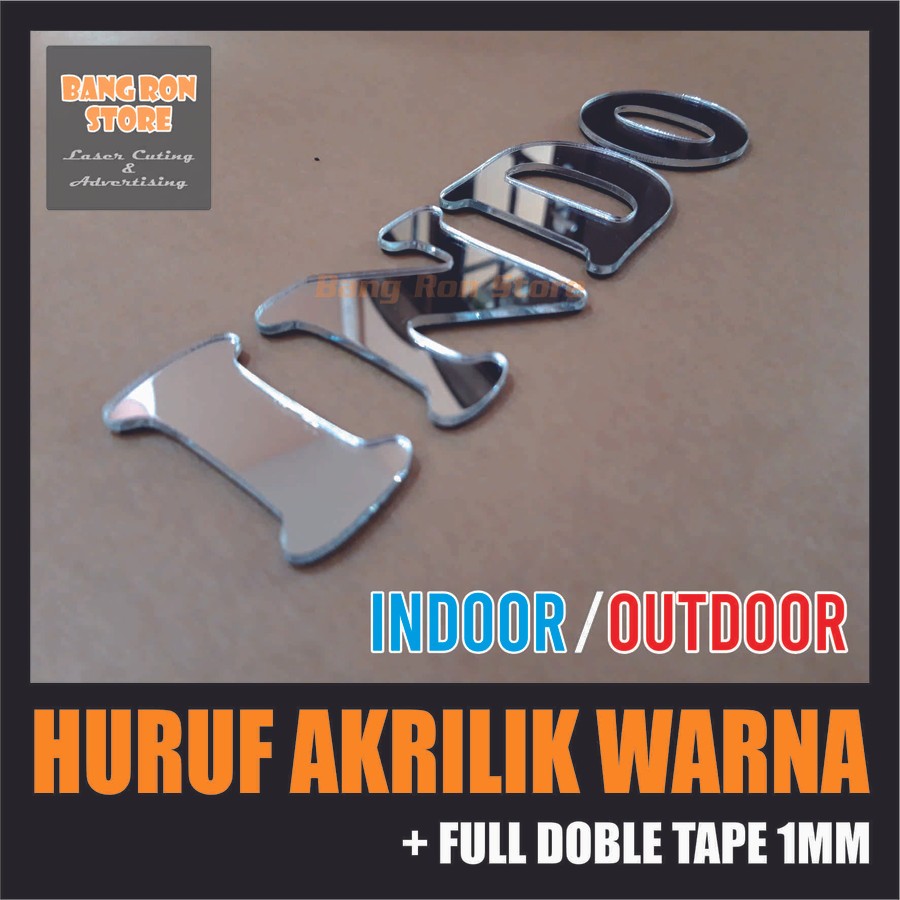 Custom Gold Mirror Acrylic Letters / Silver Mirror & Full Double Tape ...