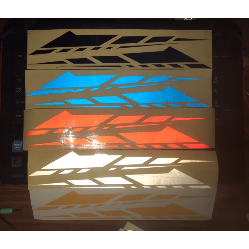 Universal motorbike strip cutting sticker strip for all motorbikes ...
