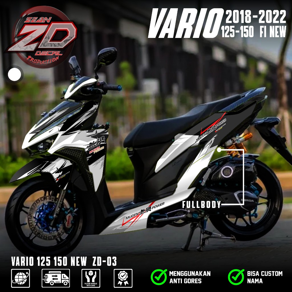 Latest Decal Sticker Honda Vario New 125 150 Full body - Scotlet ...