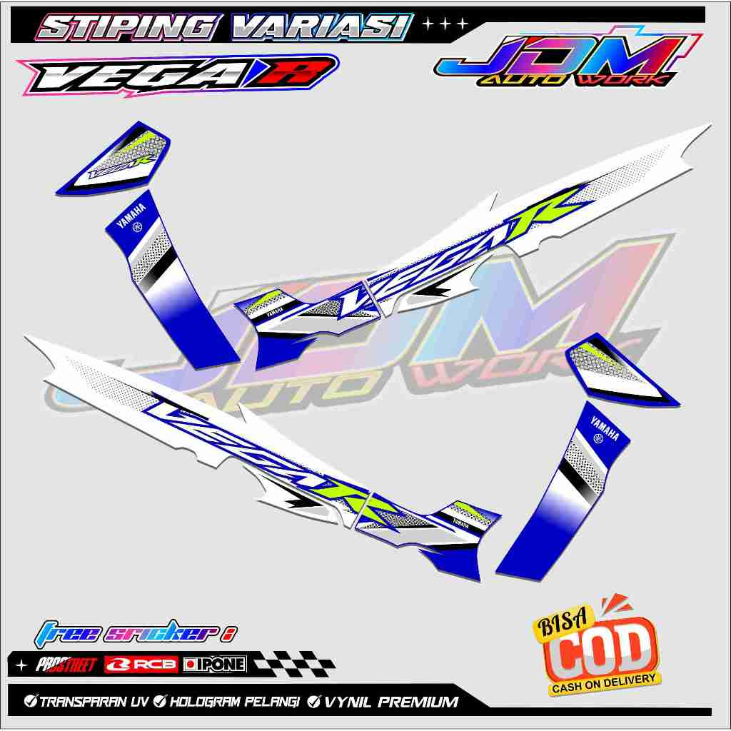 Striping VARIATIONS YAMAHA VEGA R OLD / STICKER LIST VARIATIONS OF OLD ...