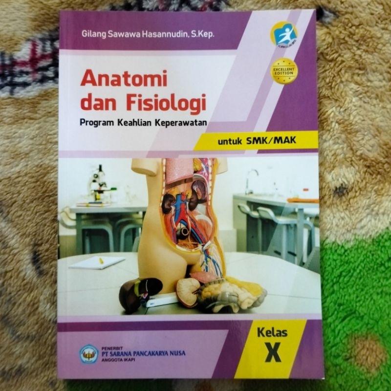 Original BOOK ANATOMY AND PHYSIOLOGY OF CLASS 10 NURSING PROGRAMS at SMK MAK | Shopee Malaysia