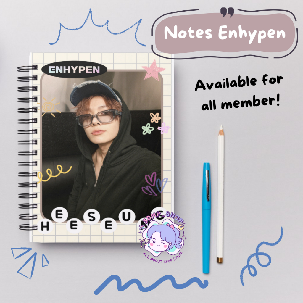Enhypen Notebook Notes | Shopee Malaysia