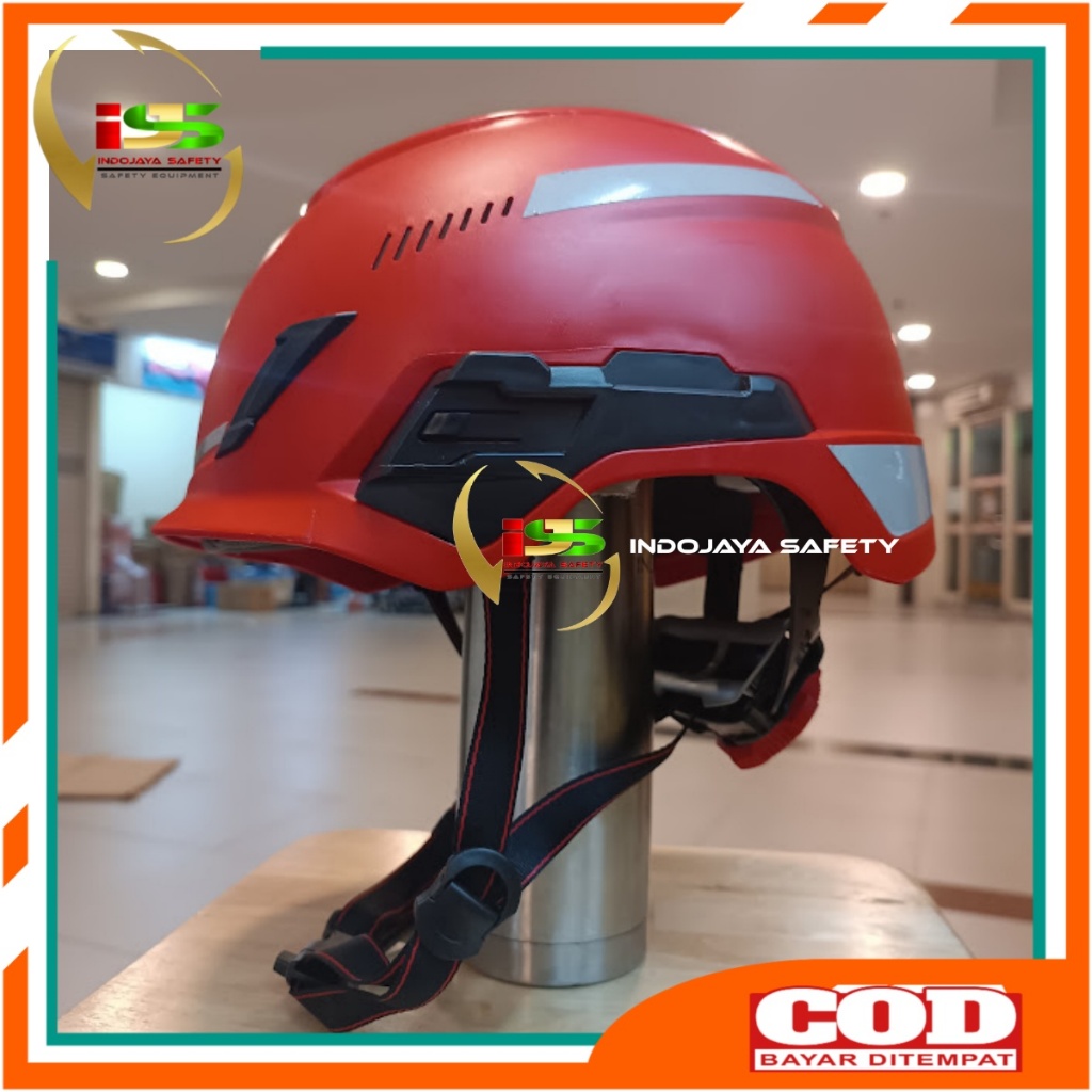 MERAH LOKAL Msa V-Gard H1 Safety Helmet Trivent Fastrack Local SNI Red ...