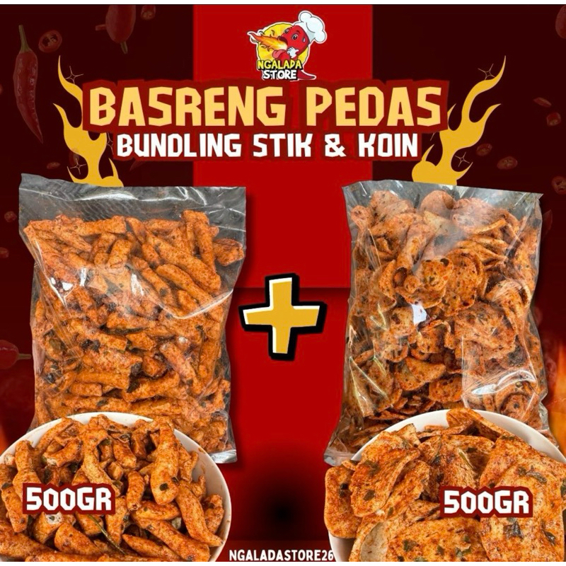 Bundling BASRENG SPICY KOIN 500GR + STICK 500GR | Shopee Malaysia