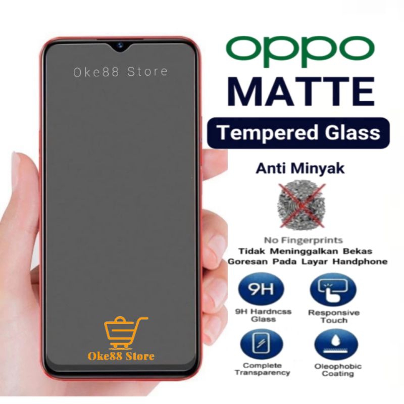 LAYAR Matte Glass 9H Full Screen Oppo A80 A60 A3 2024 A3x A3 Pro 5G ...