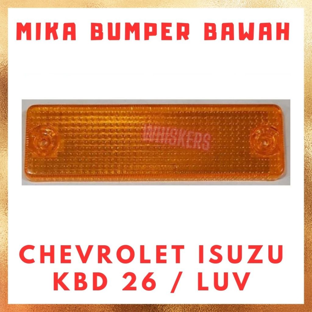 [PCS] Mika Glass Bumper Lamp/Bumper Lamp/Rating/Turn Signal Bottom Chevrolet Isuzu KBD 26/Luv ...