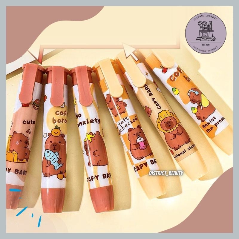 Capybara Eraser CAPYBARA Mechanical Pencil Eraser Cute CAPYBARA MODEL ...