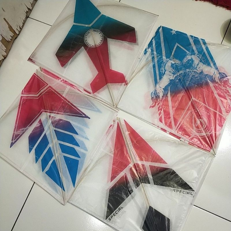 Oil paper vegetable sukhoi kite, 100 packs | Shopee Malaysia