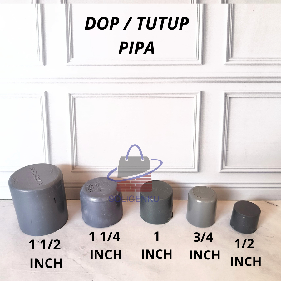 RUCIKA Plain Dop / PVC Cap 1 1/4" inch RUCIKA Plain Dop Pipe Cap 1 1/4 ...
