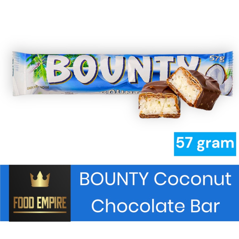Bounty Coconut Chocolate Bar 57 Grams | Bounty Coconut Chocolate ...