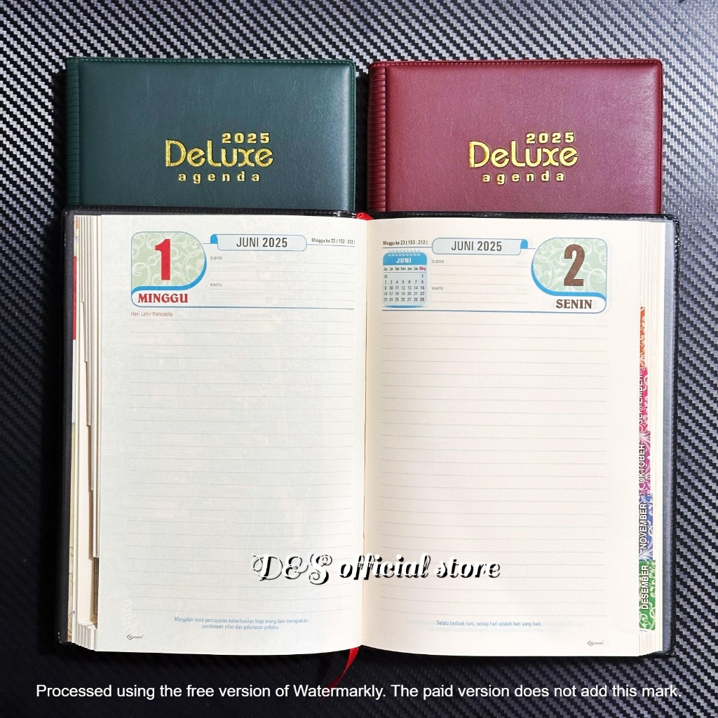 Deluxe AGENDA 2025/DAILY NOTEBOOK | Shopee Malaysia
