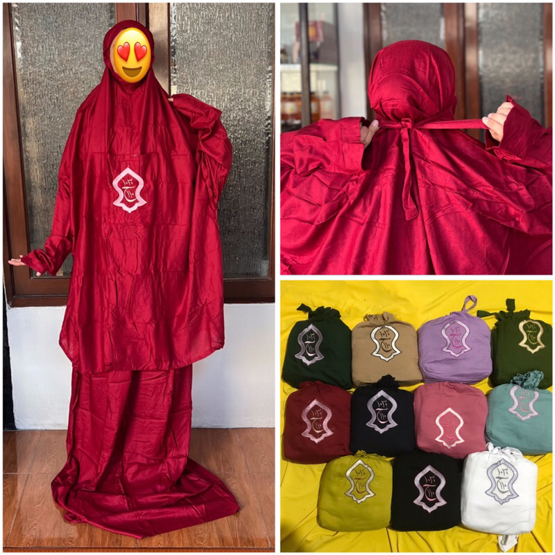 Mukena ABH terompah hadramaut top bottom mukenah partial hadramaut clan ...