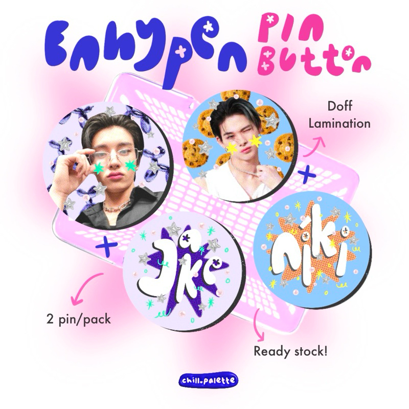 ENHYPEN PIN BUTTON | Shopee Malaysia