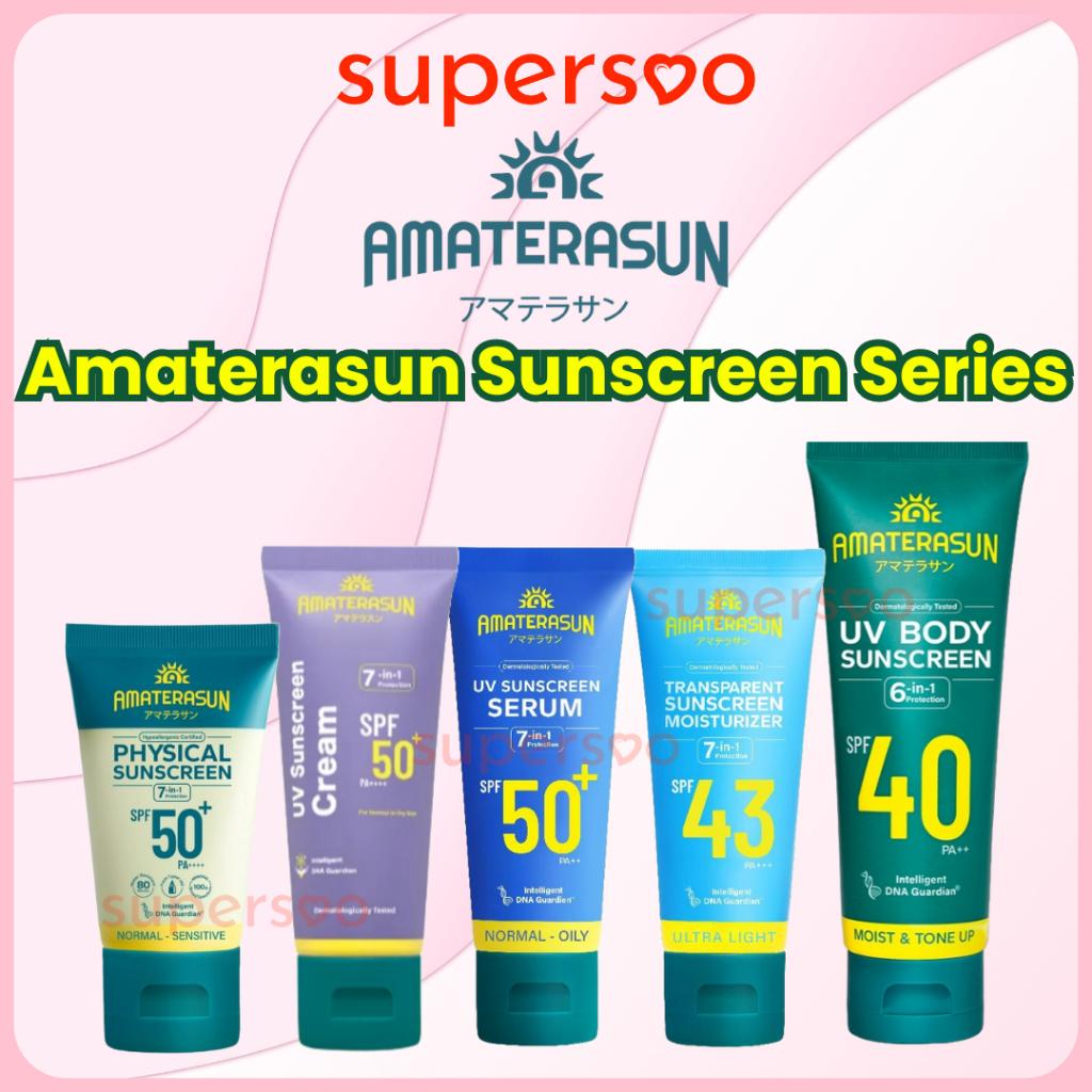 Amaterasun UV Sunscreen Serum SPF 50+ PA++ | Uv Sunscreen Cream SPF 50+ PA++++ | Physical ...