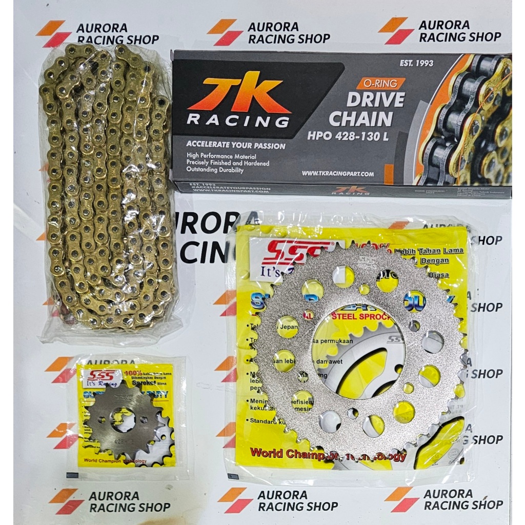 Sss BYSON GEAR SET & TK O-RING Chain 428 HPO GOLD ORIGINAL | Shopee ...