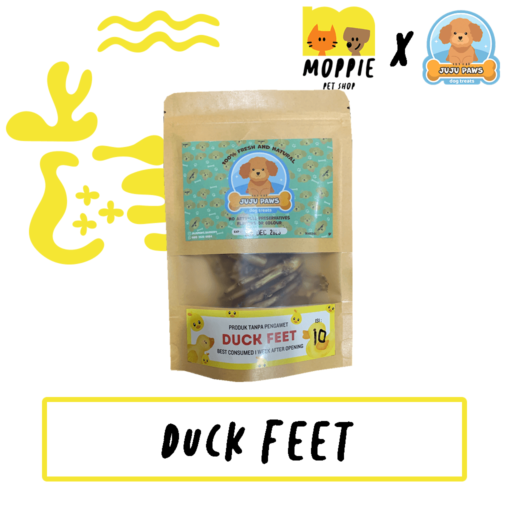 Dehydrated duck feet/Dog snack duck feet/duck feet Jujupaws | Shopee ...