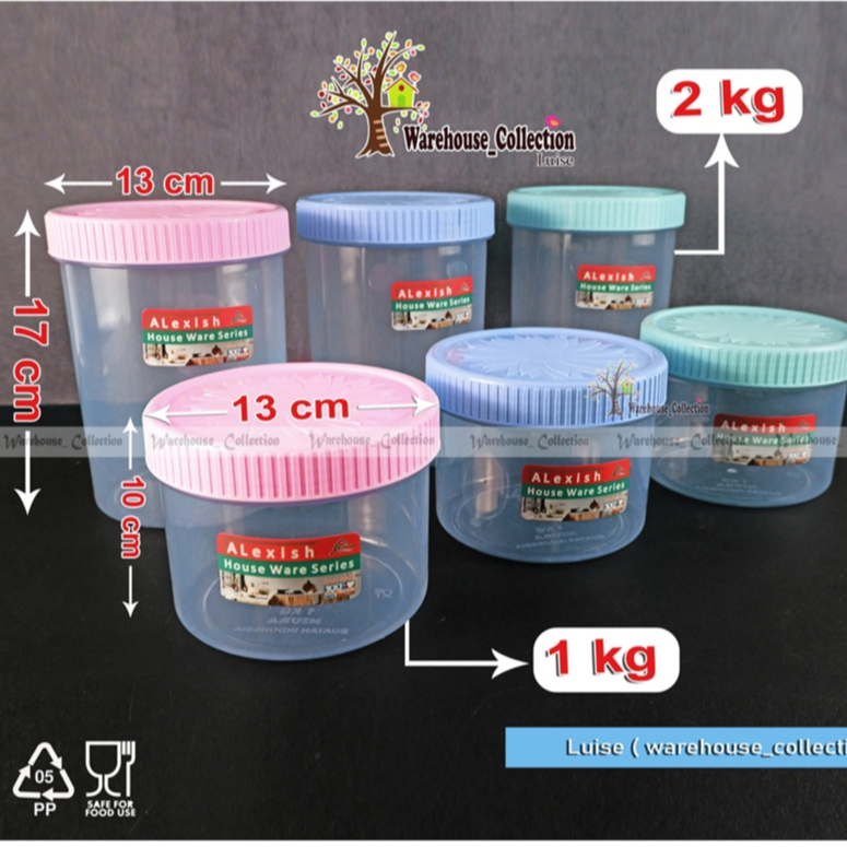 (3 & 6 Bj) CAKE JARS 1 Kg & 2 Kg MIURA|| Swivel Plastic Jar || Cookie ...