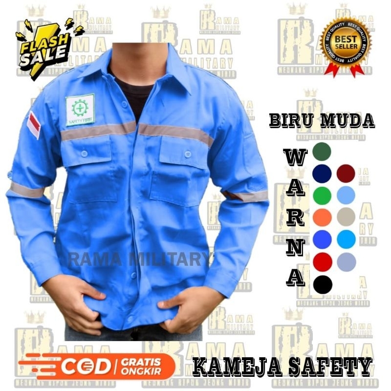 Wearpack SAFETY/ ENGINEERING/FIELD (FREE CHEST NAME) | Shopee Malaysia