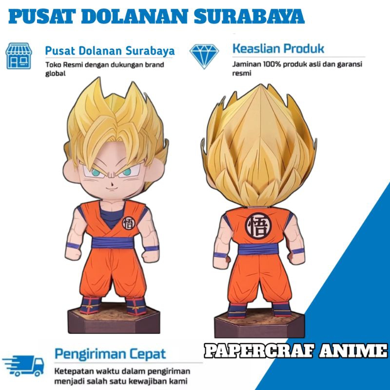 Papercraft diy anime dragonball goku | Shopee Malaysia