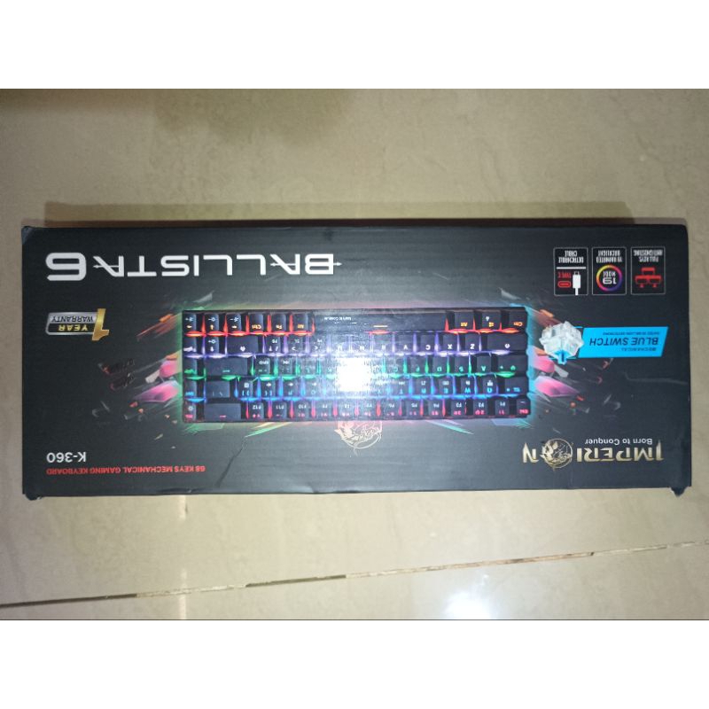 Imperion Keyboard K360 Mechanical LED RGB Gaming | Shopee Malaysia