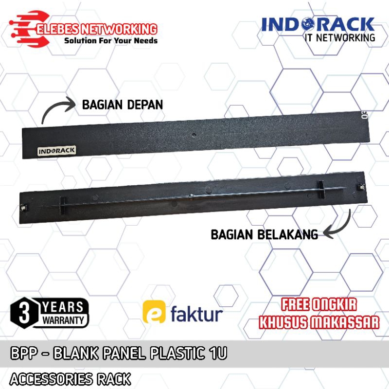 Bpp Blank Panel Plastic / Plastic 1U for Rack Server 19 Inch Rack ...