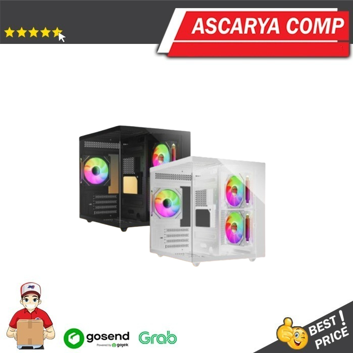 Venomrx Daemon Continental S6 Gaming Case Tempered Glass M-ATX | Shopee ...